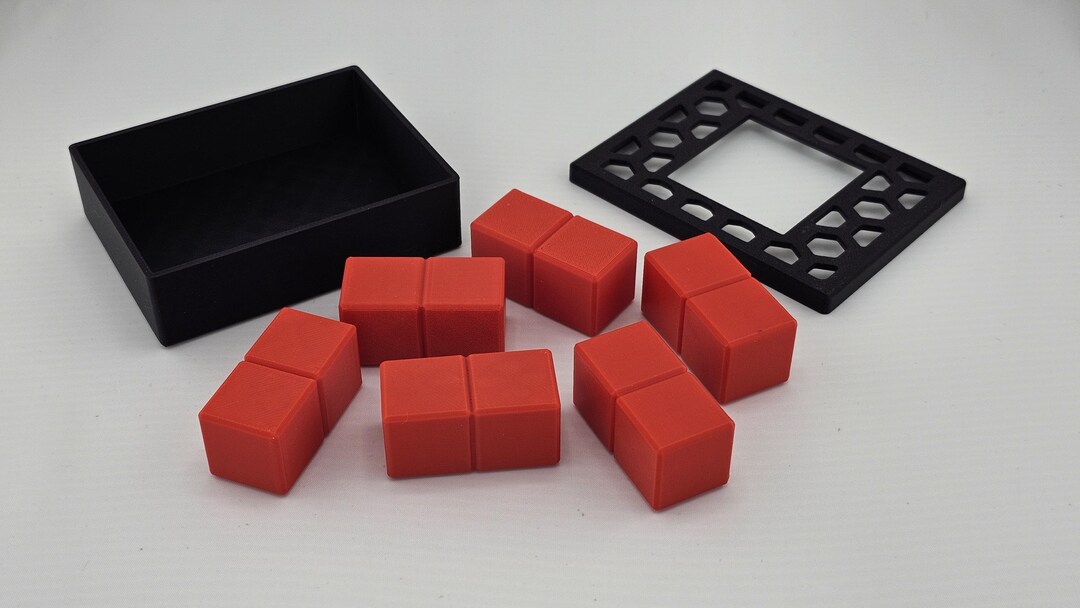 Quadra Puzzle Box – 3D Printed Brain Teaser - Etsy