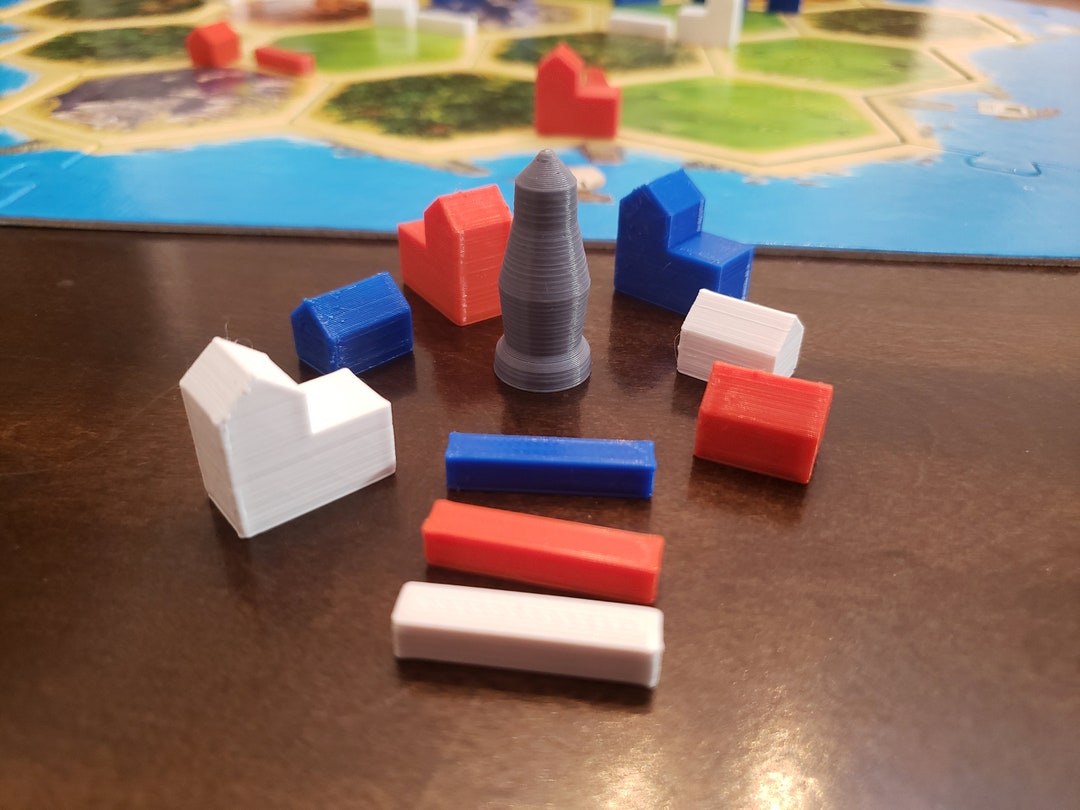 Classic Catan Replacement Pieces 3D Printed - Etsy