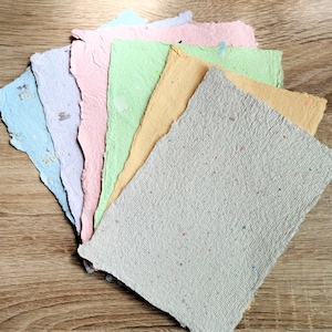 Handmade Paper, Custom Typewritten Note / Letter - Etsy