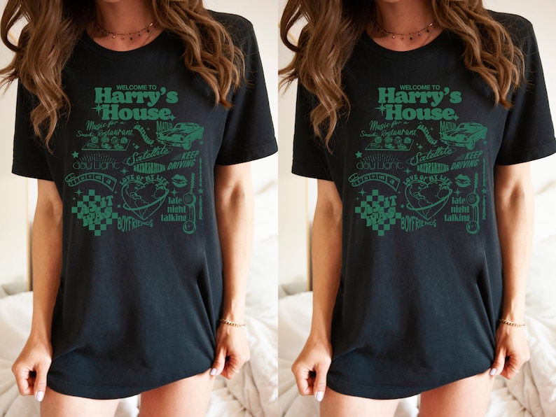 Harry Styles T-shirt, Harry Styles T-shirt, Harry Styles Merch, House ...