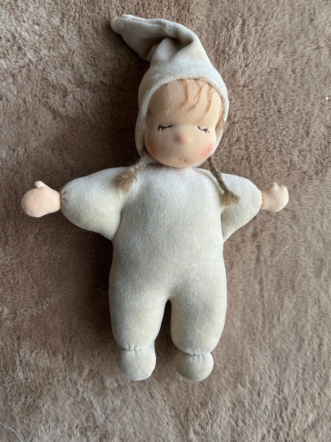12 Inch Sleep Doll,sleeping Waldorf,soft Doll - Etsy