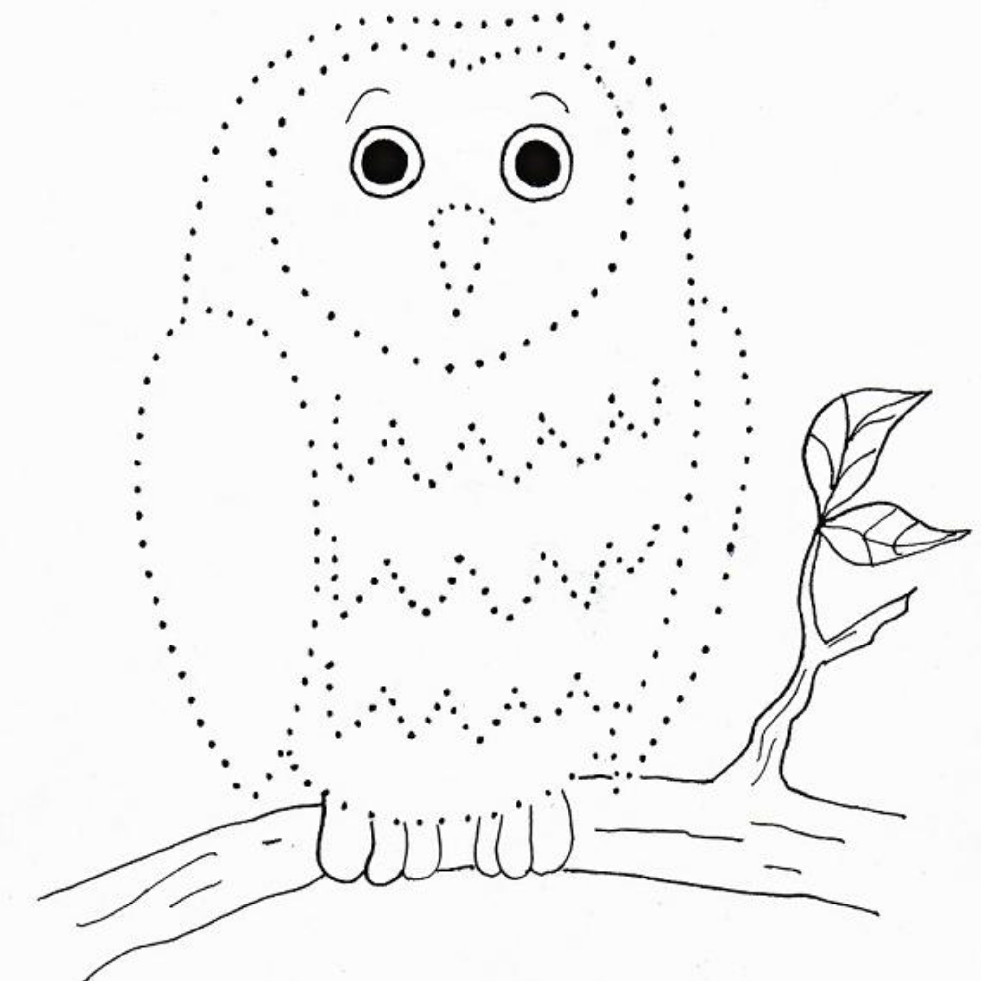 Dotted Drawing for Kids, Animal Drawing for Kids, Instant Download PDF ...