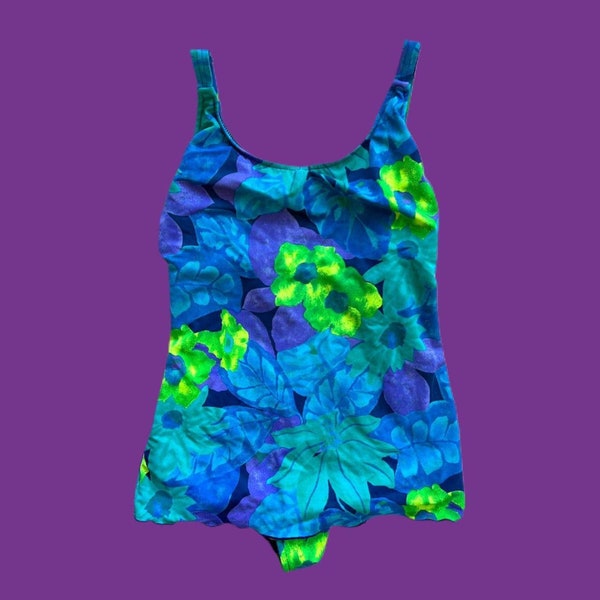 Neon One Piece Bathing Suit - Etsy