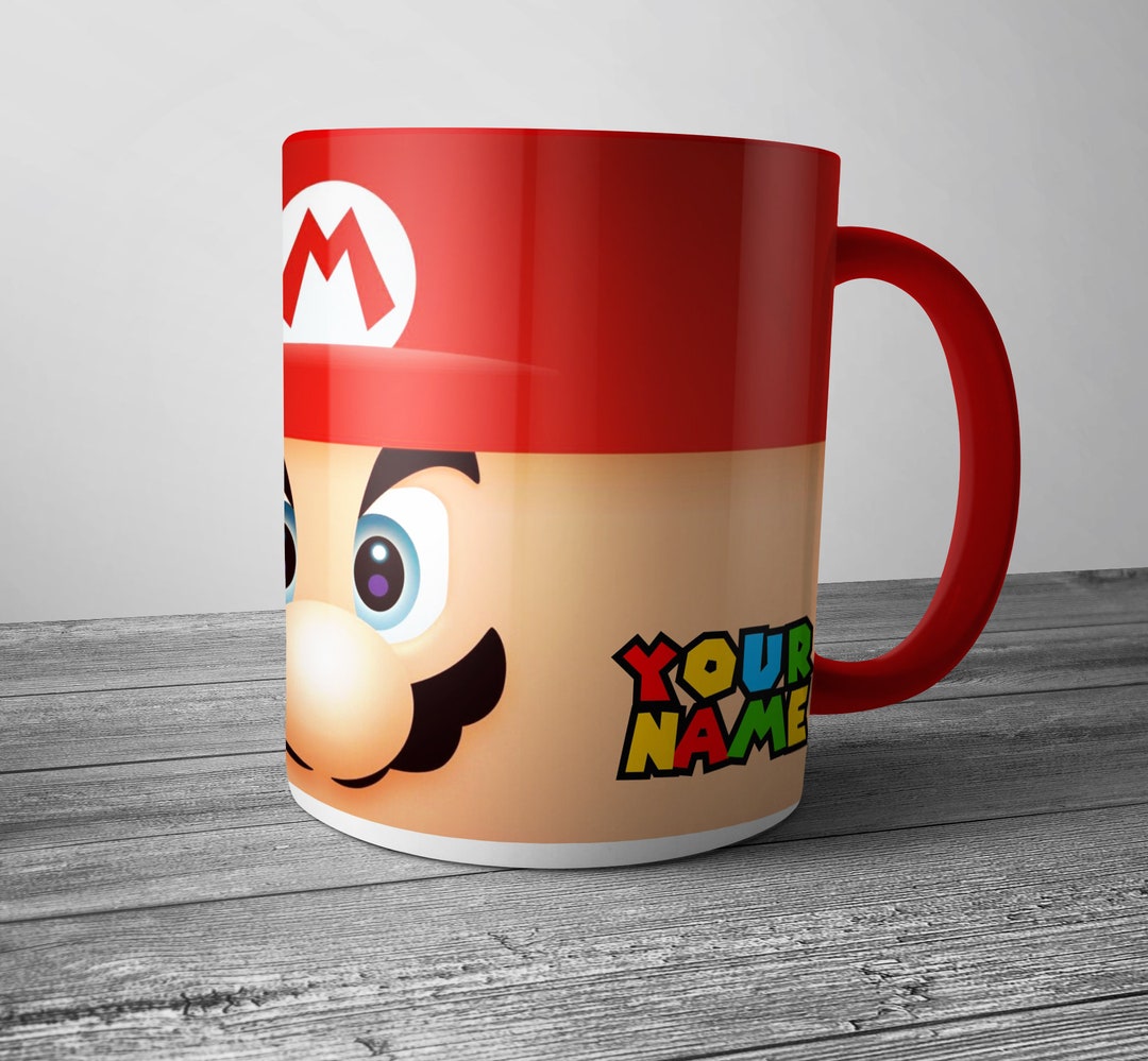 Personalized Mug With a Picture, Inspired by the Game Mario | V01 - Etsy