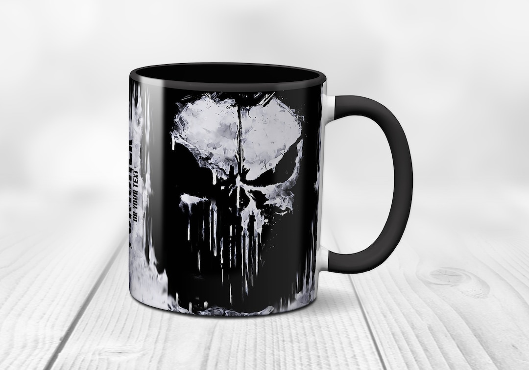 Personalized Mug With a Game Theme: Punisher | Gaming Mug With Color ...