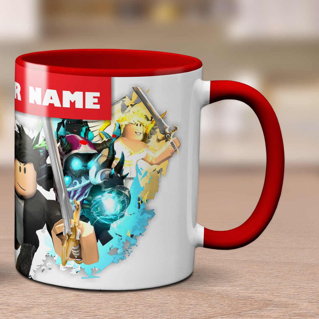 Personalized Mug With a Picture, Inspired by the Game Roblox | V03 - Etsy