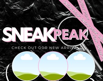 Sneak Peak Flyer - Etsy