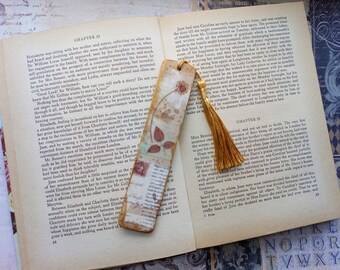 Decoupage Bookmark | Etsy