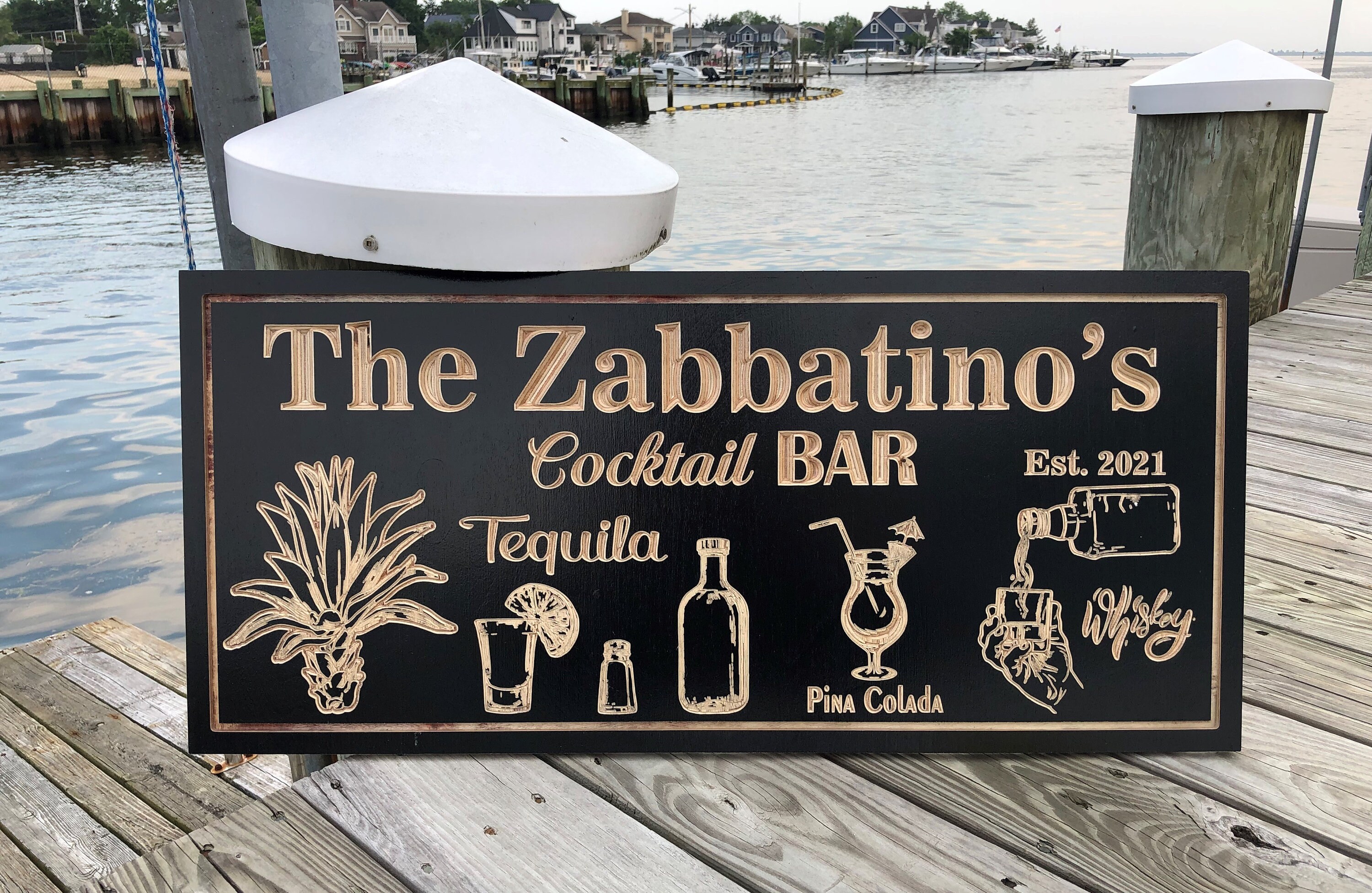 Bar Signs Custom Wood Signs Rustic Wood Signs Man Cave - Etsy UK