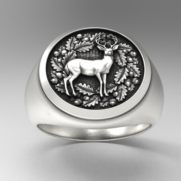 Deer Ring - Etsy UK