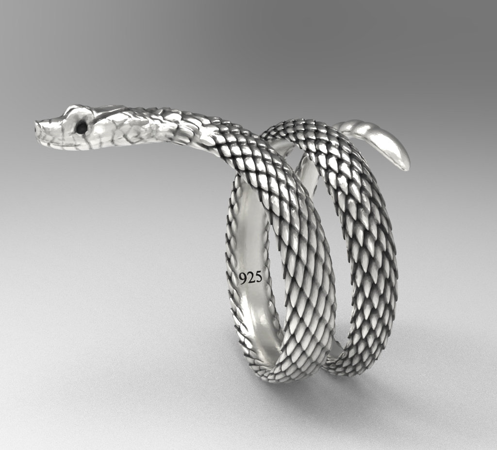 Snake Ring Dainty Ringadjustable Snake Ring Silver Snake - Etsy