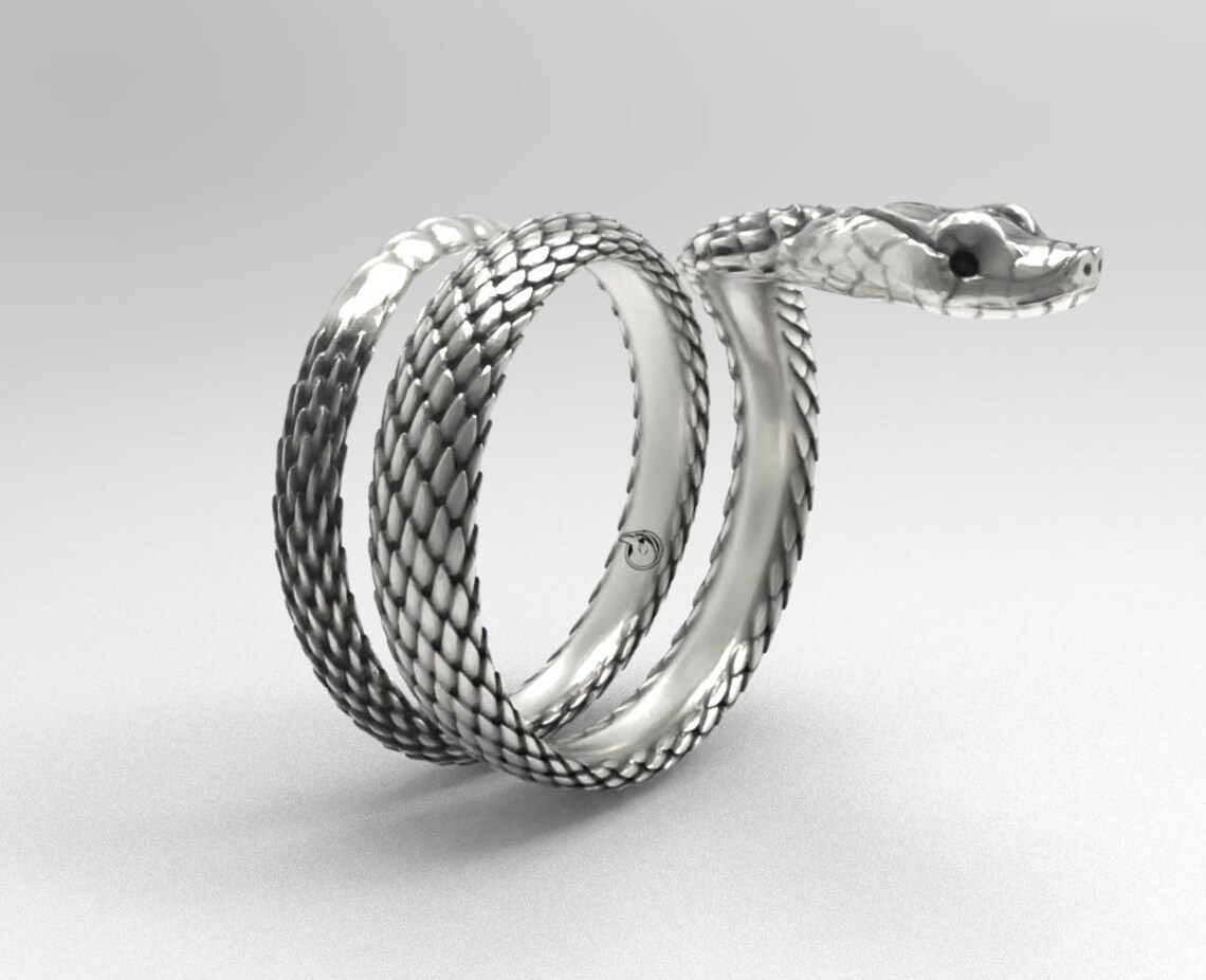 Snake Ring Dainty Ringadjustable Snake Ring Silver Snake | Etsy