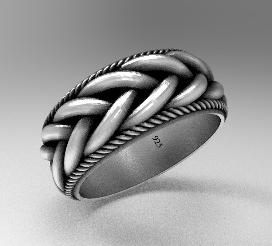 Celtic Knot Ring Celtic Eternity Ringceltic Braided Knot - Etsy