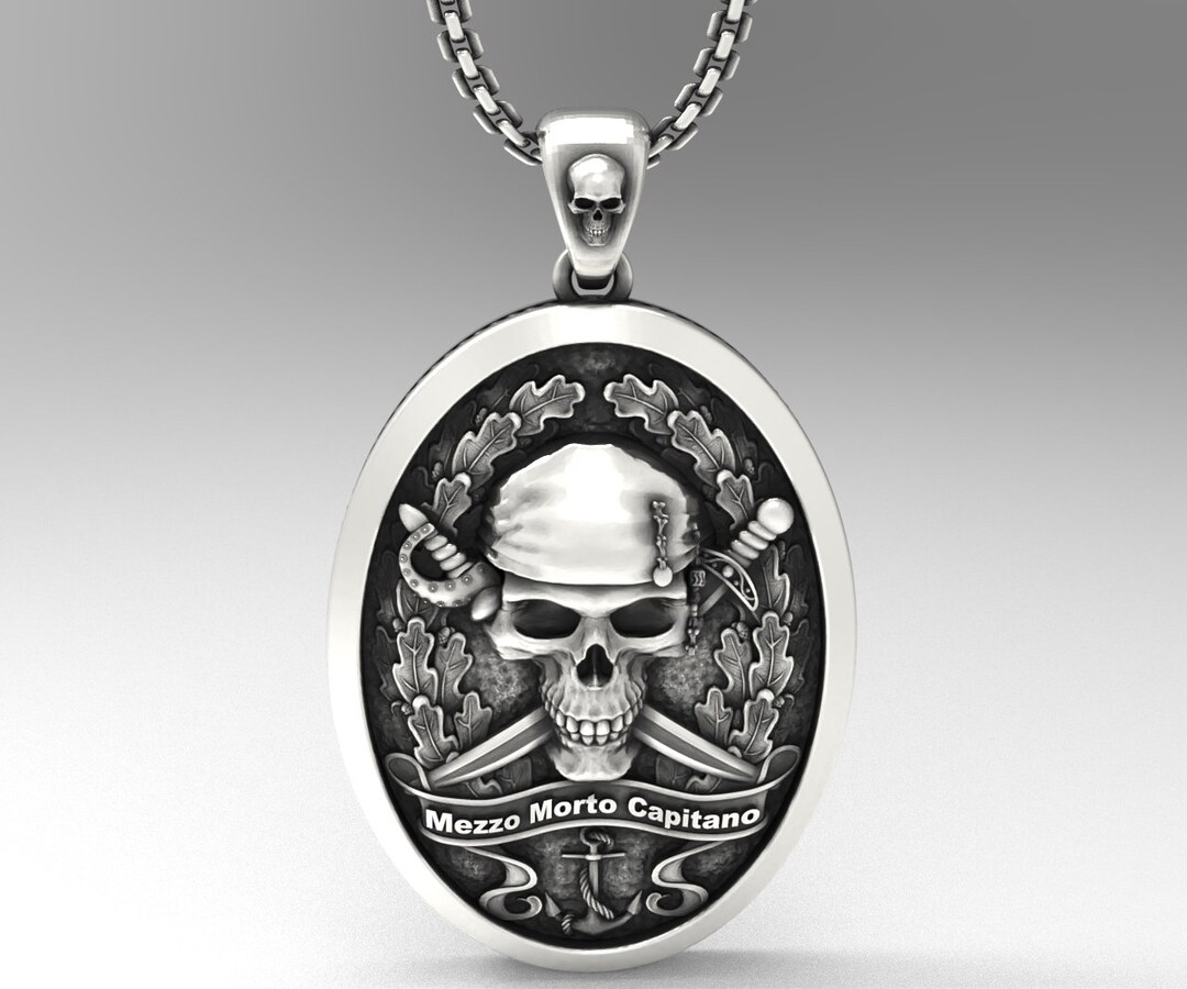 Captain Necklace,half Dead Captain Necklace (mezzo Morto Capitano ...