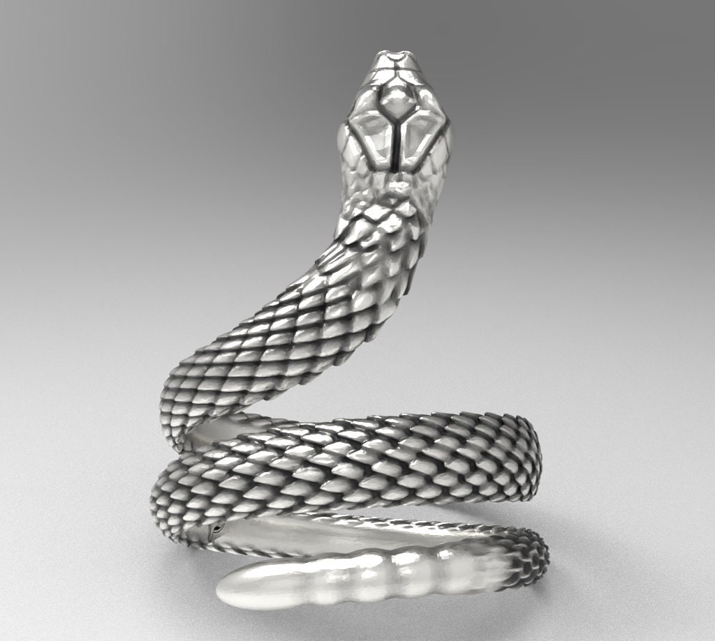 Snake Ring Dainty Ringadjustable Snake Ring Silver Snake - Etsy