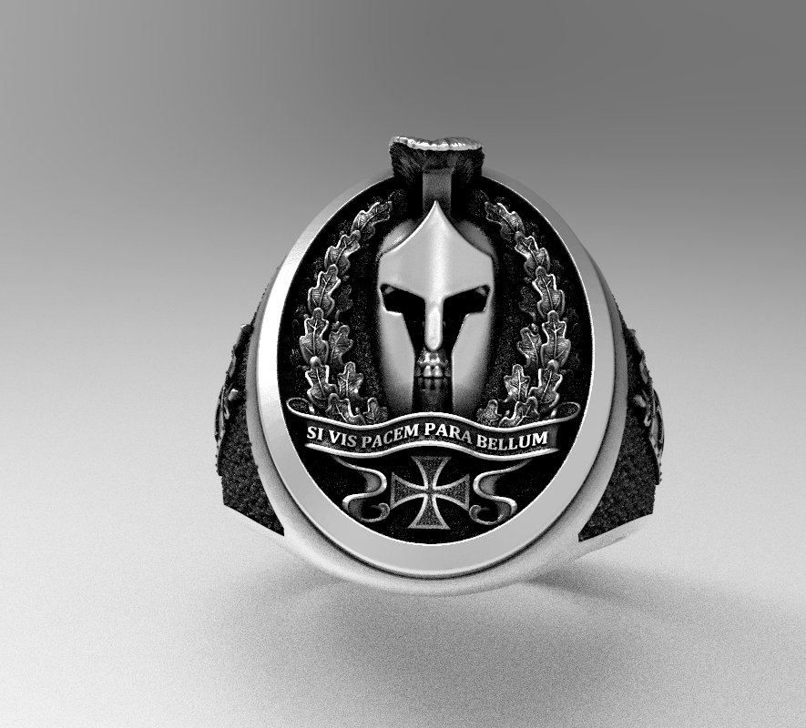 Ancient Roman Ring helmet Ringroman Soldiersi Vis Pacem - Etsy