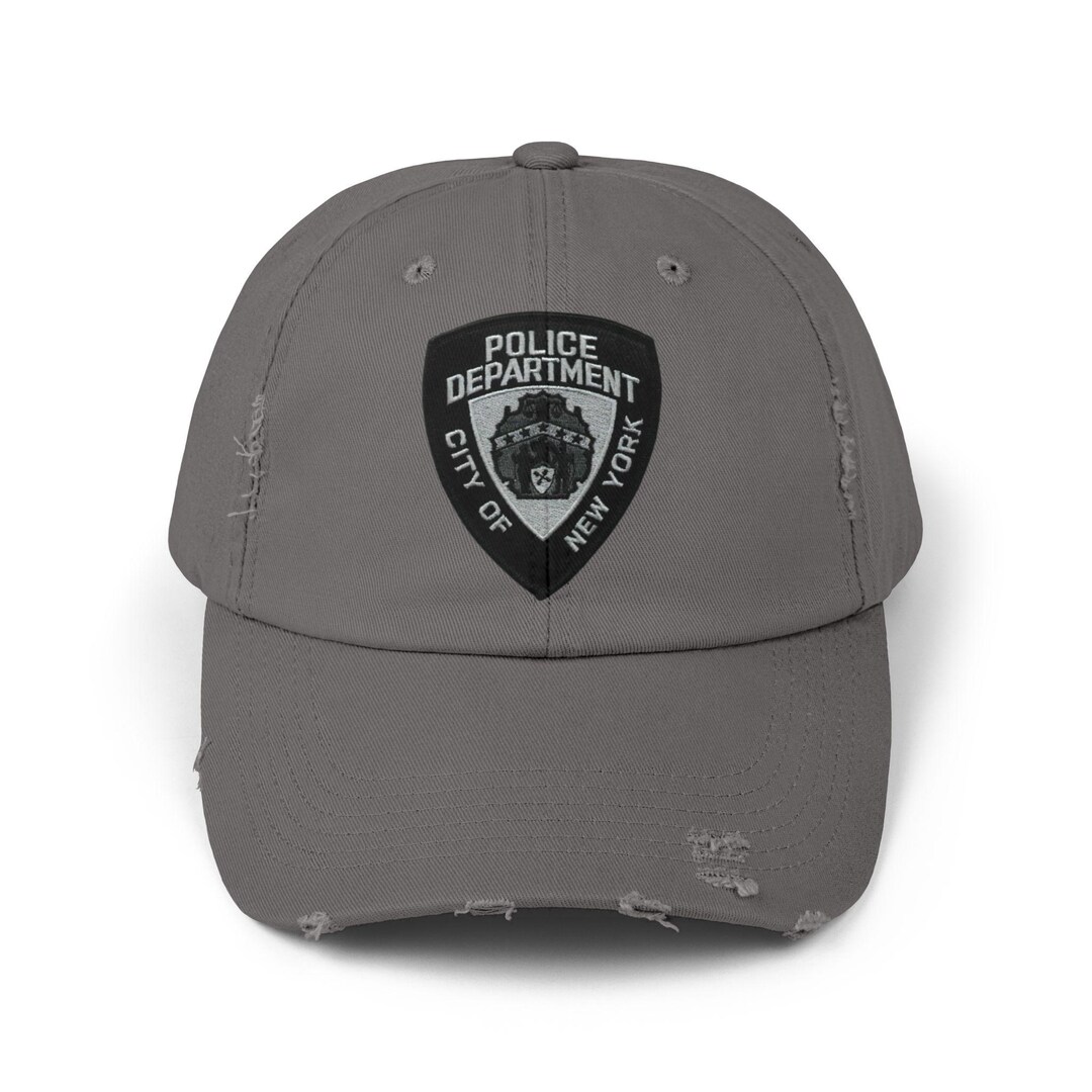 Distressed NYPD Cap With Subdued NYPD Patch Graphic - Etsy