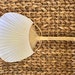 White Paper Paddle Fans - Engraving and Printing Options Available - Etsy
