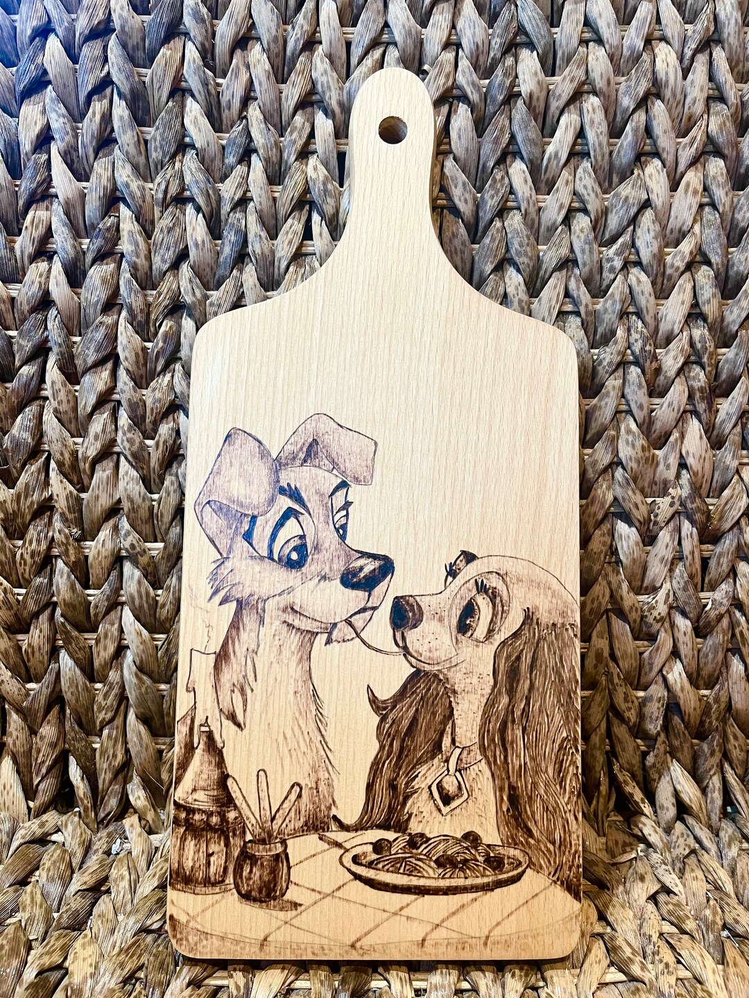 Lady and the Tramp Inspired Serving Board - Etsy