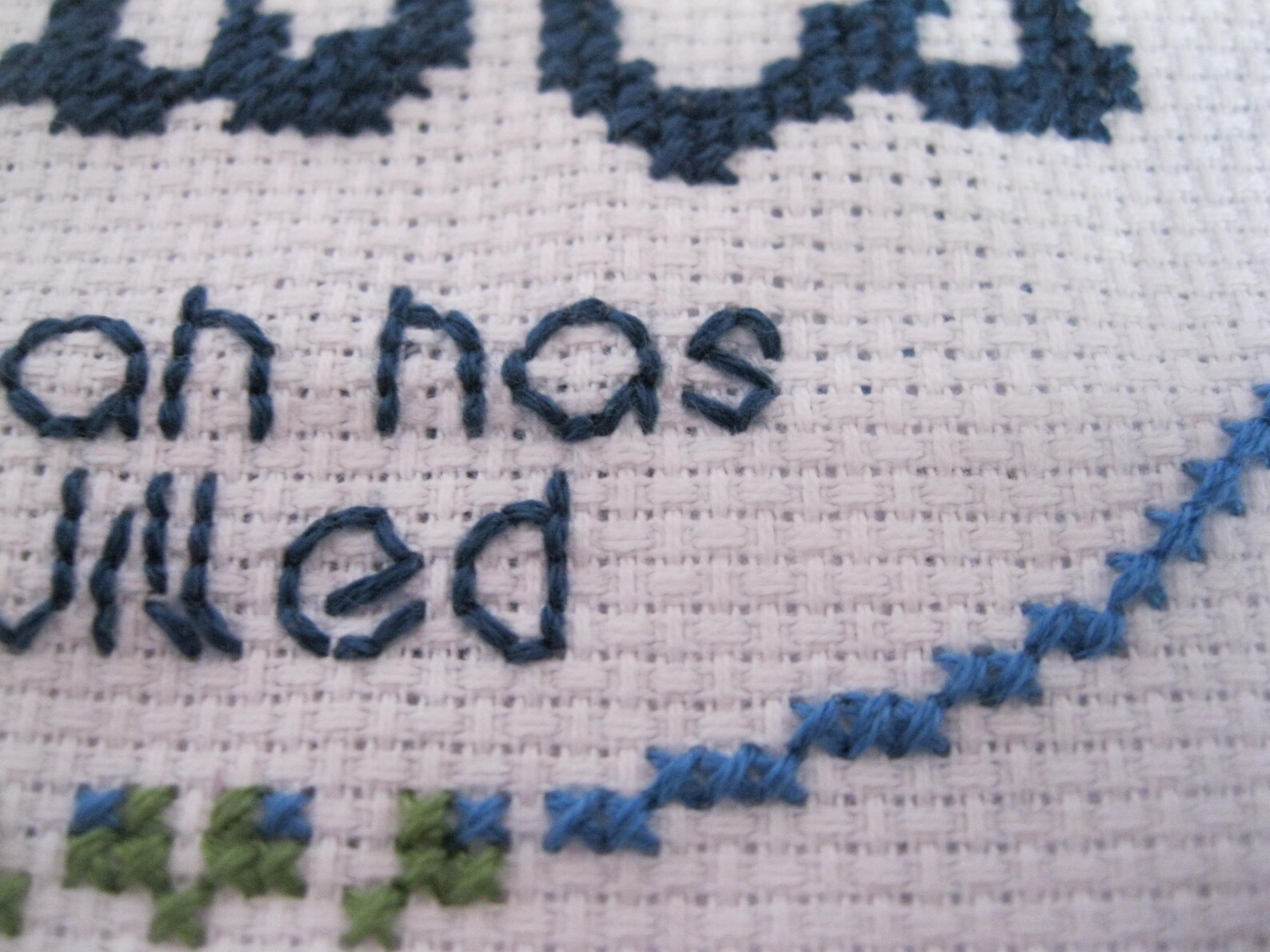 Arabic Cross Stitch Pattern ONLY of 'ma Sha Allah'. - Etsy