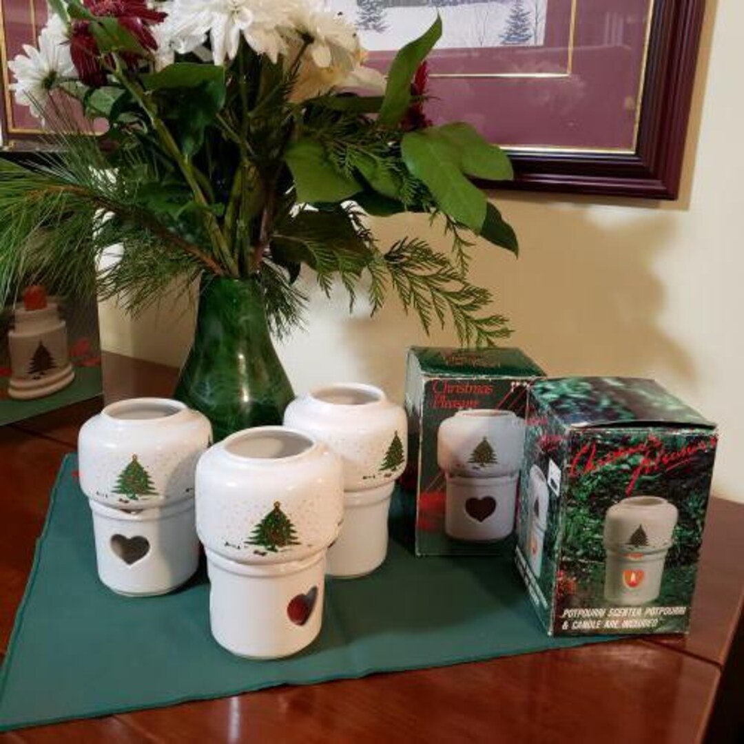 Potpourri Simmerer & Warmer Stand W/ Candle, Christmas Pleasure ...
