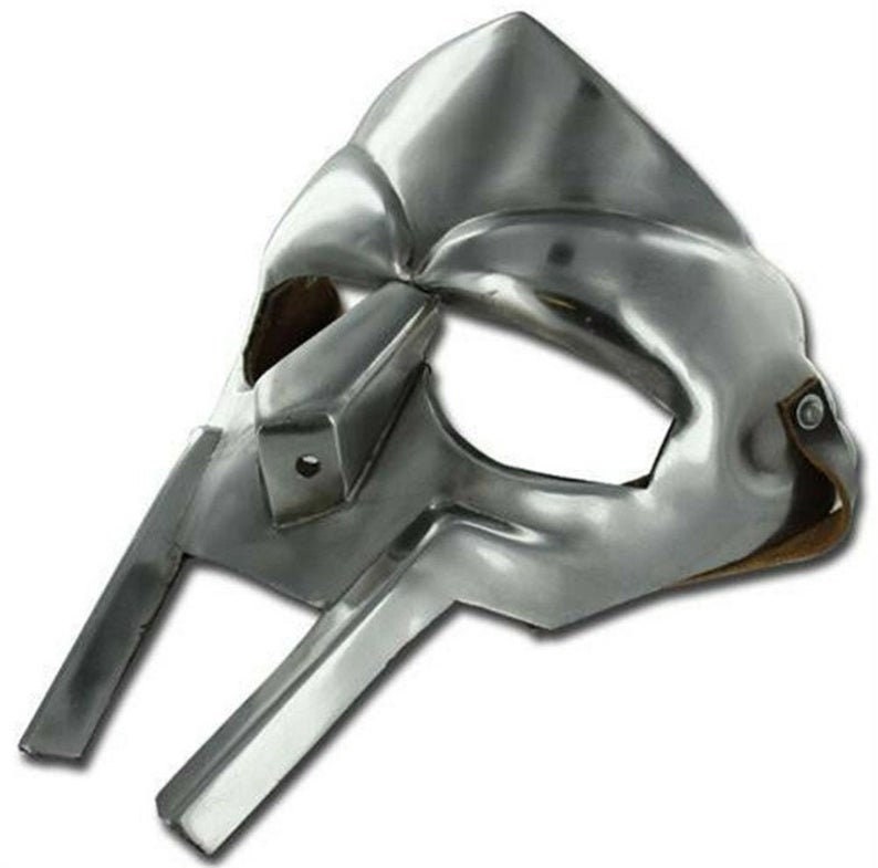 MF Doom Legend Face Mask Steel Finish Roman Gladiator Helmet - Etsy
