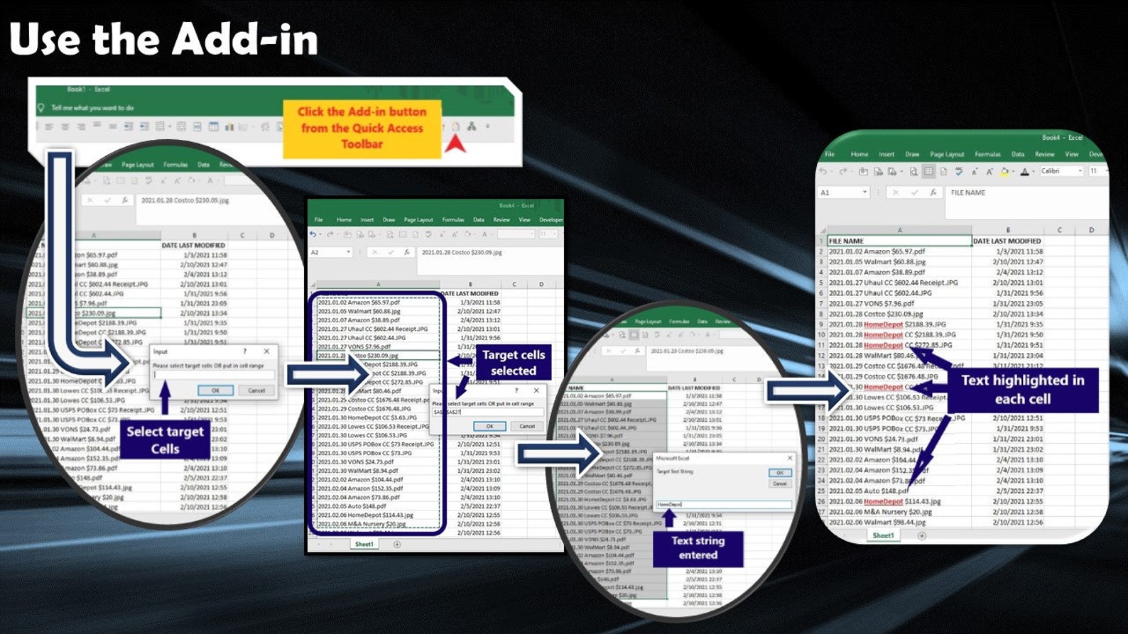 Excel In-cell Highlighter Smart Intelligent Excel Tool | Etsy