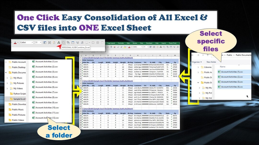 Intelligent Excel Automation Tool: Combine Excel Sheets & Files Into a ...