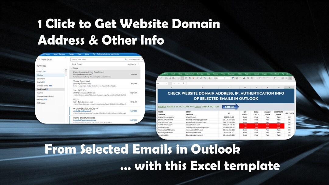 Intelligent Excel Template: Extract Domain & Other Information From ... Intelligent Excel Template: Extract Domain & Other Information From ...