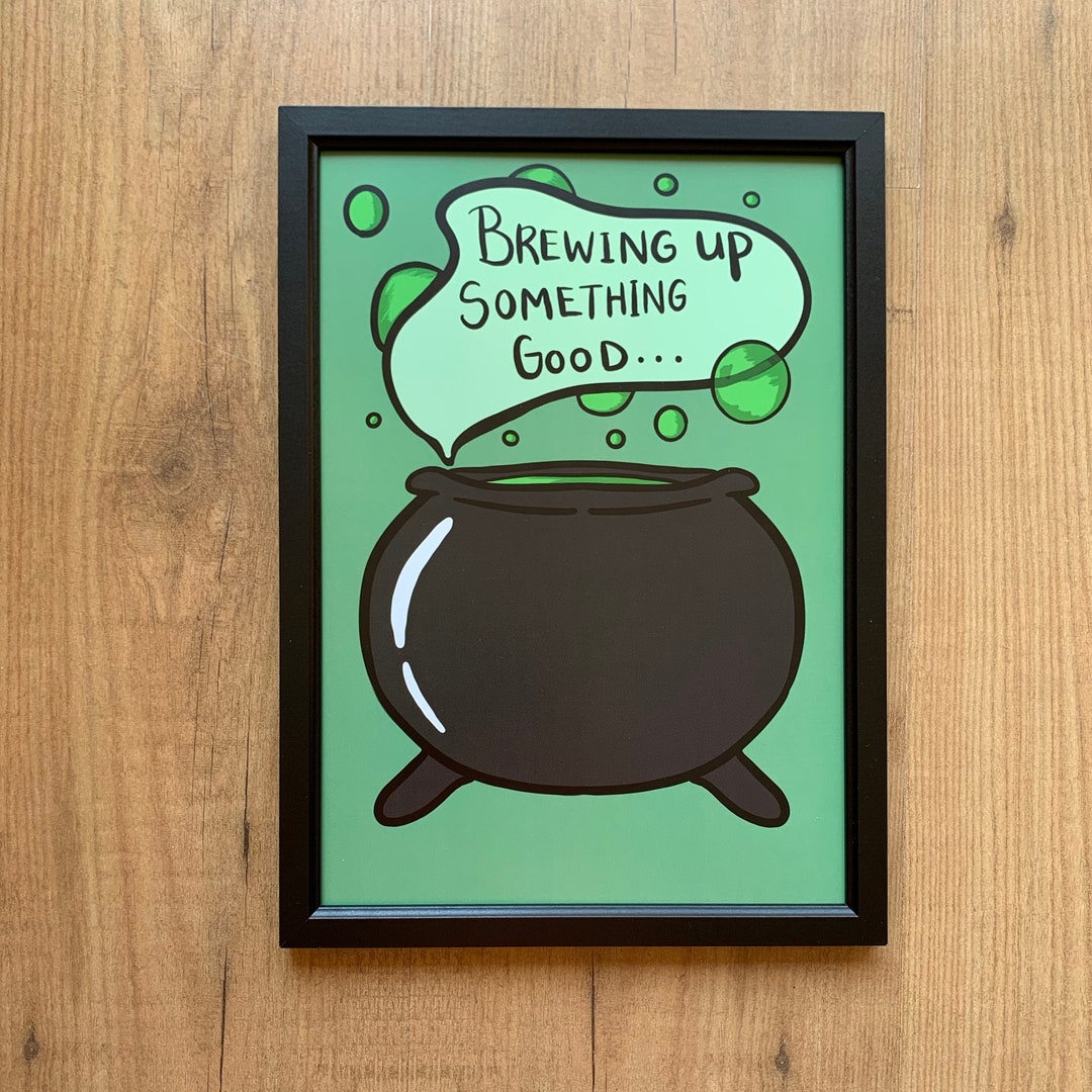 Cooking up Something Good Kitchen Halloween, Cauldron, Gothic ...