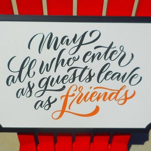 May All Who Enter as Guests, Sign - Etsy