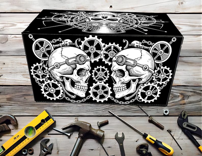 Steampunk Mini Toolbox Laser Engraving Files | US General, Kobalt (SVG ...