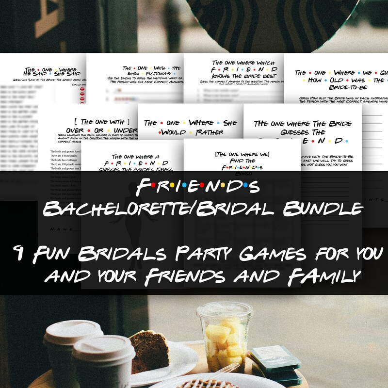 Friends Bridal Shower - Etsy