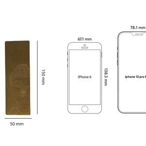 Buddha Bookmark | Hand Carved Brass Bookmark | Custom Bookmark ...