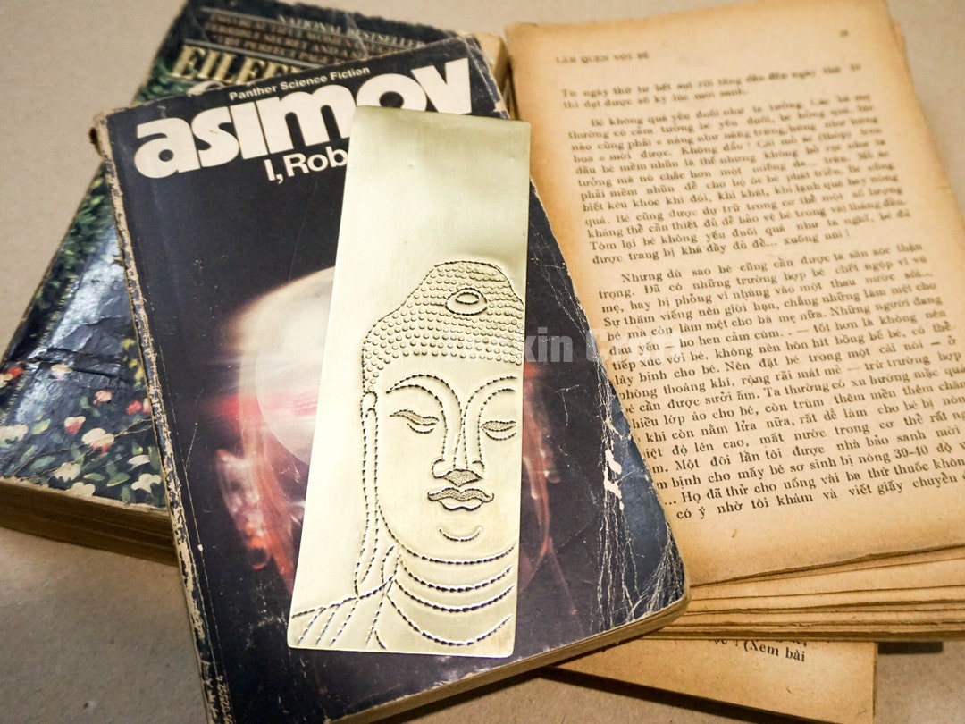 Buddha Bookmark | Hand Carved Brass Bookmark | Custom Bookmark ...
