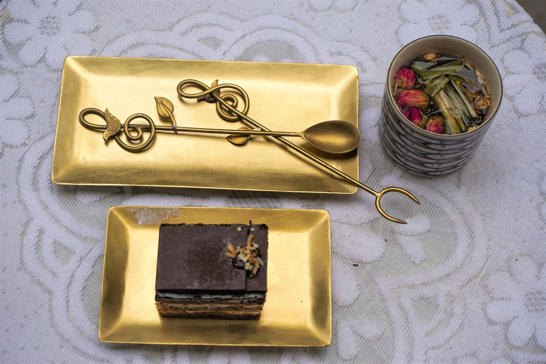 Handcrafted Brass Rectangular Tray: Rustic Home Decor - Etsy