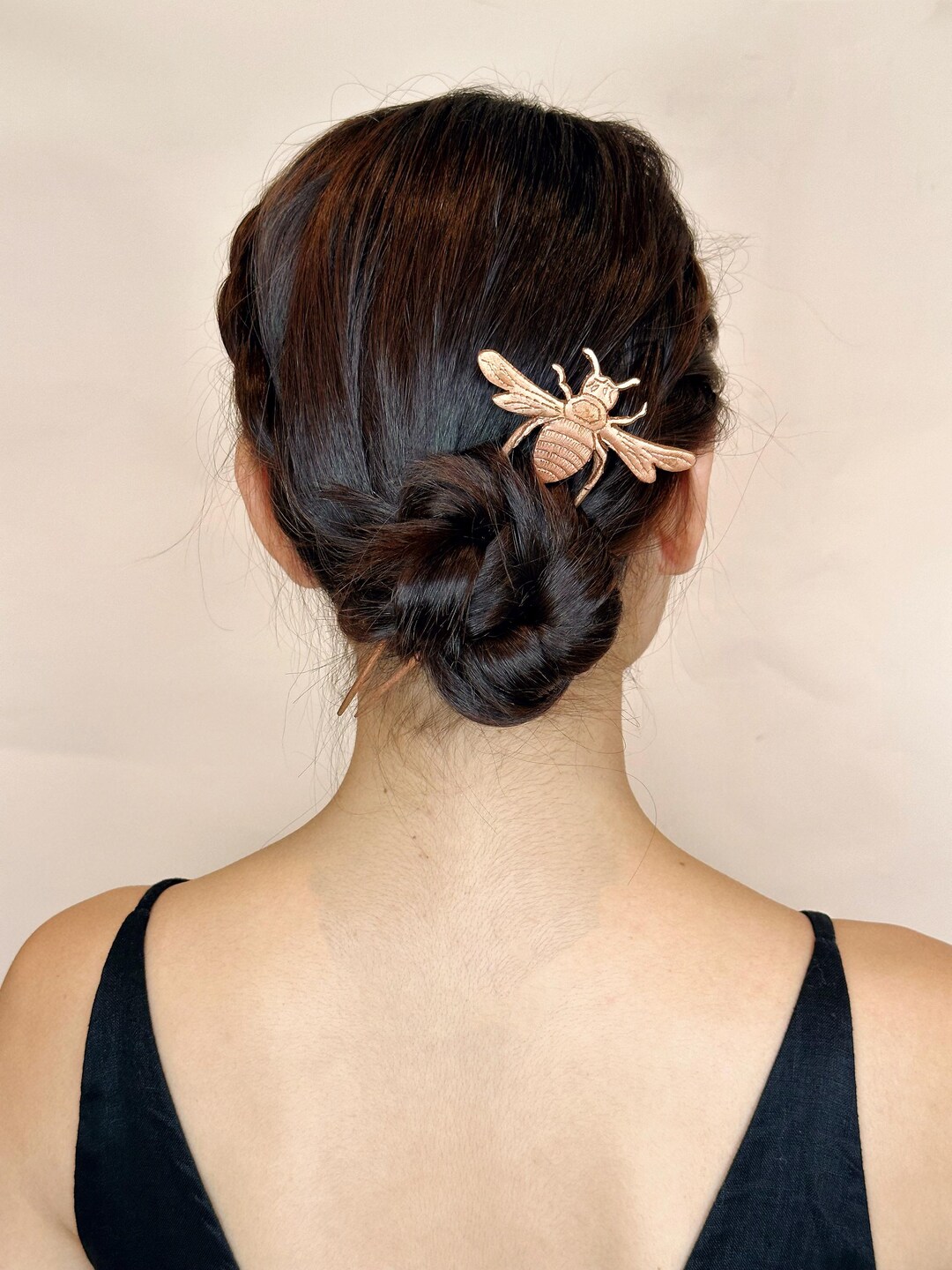 Copper Bee Hair Pin | Brass Honey Bee Hair Fork | Decorative Hair Combs ...