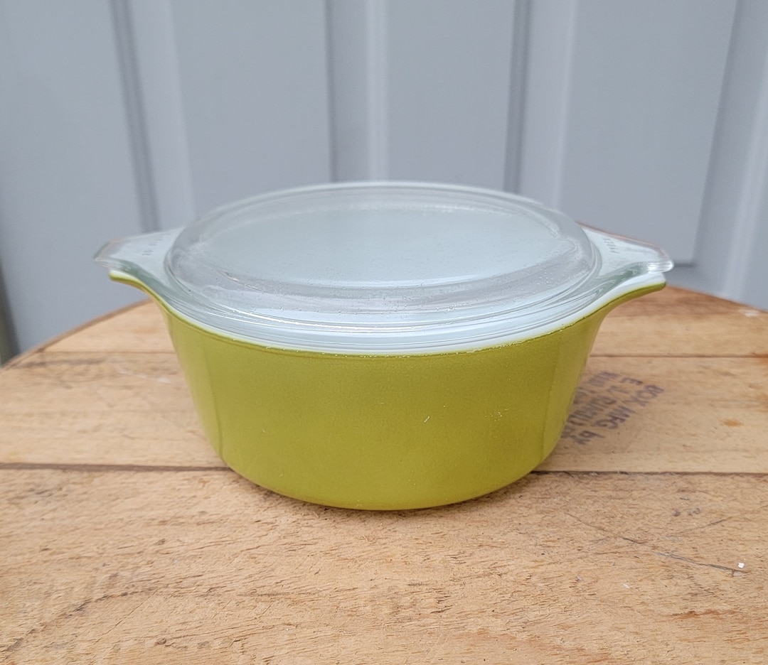 1970s Pyrex Verde 472 Avocado Green 1-1/2 Pt Casserole Dish W/lid 470-C ...