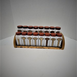 Tipp City Griffiths Spice Rack With 16 Spice Jars - Etsy