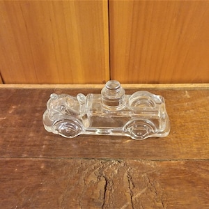 Vintage Clear Glass Car Candy Container. 5l - Etsy