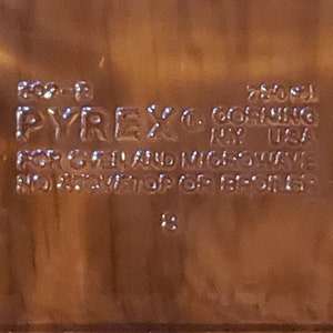 Pyrex Amber Refrigerator Dish 502 B 6-3/4 L - Etsy