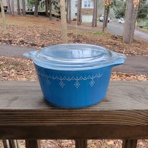 Pyrex Garland/snowflake 473 Covered Casserole - Etsy