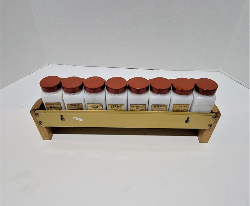 Tipp City Griffiths Spice Rack With 16 Spice Jars - Etsy
