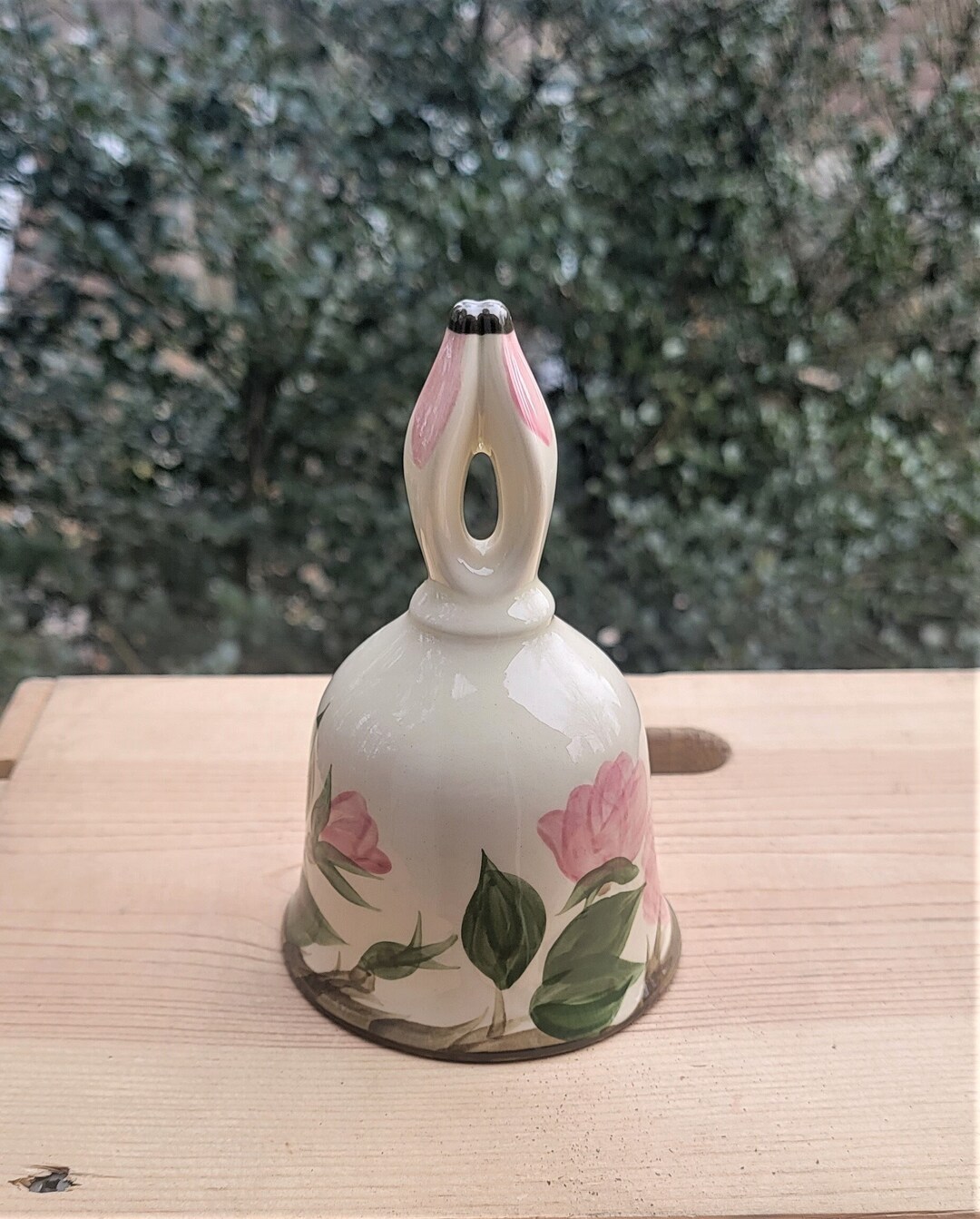 Franciscan Desert Rose Bell With the Flying F. 1979 to 1984. 6h - Etsy