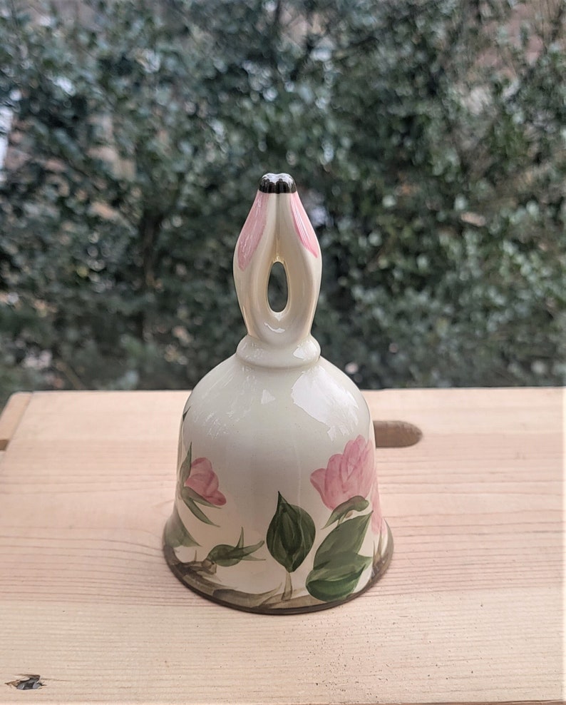 Franciscan Desert Rose Bell With the Flying F. 1979 to 1984. 6h - Etsy