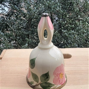 Franciscan Desert Rose Bell With the Flying F. 1979 to 1984. 6h - Etsy
