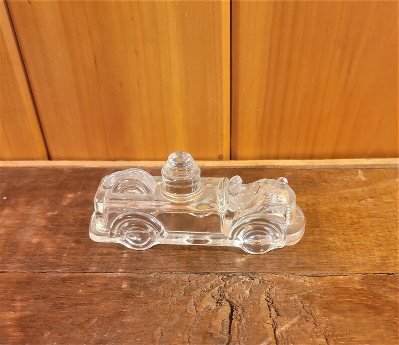 Vintage Clear Glass Car Candy Container. 5l - Etsy