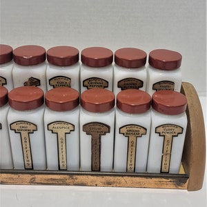 Tipp City Griffiths Spice Rack With 16 Spice Jars - Etsy