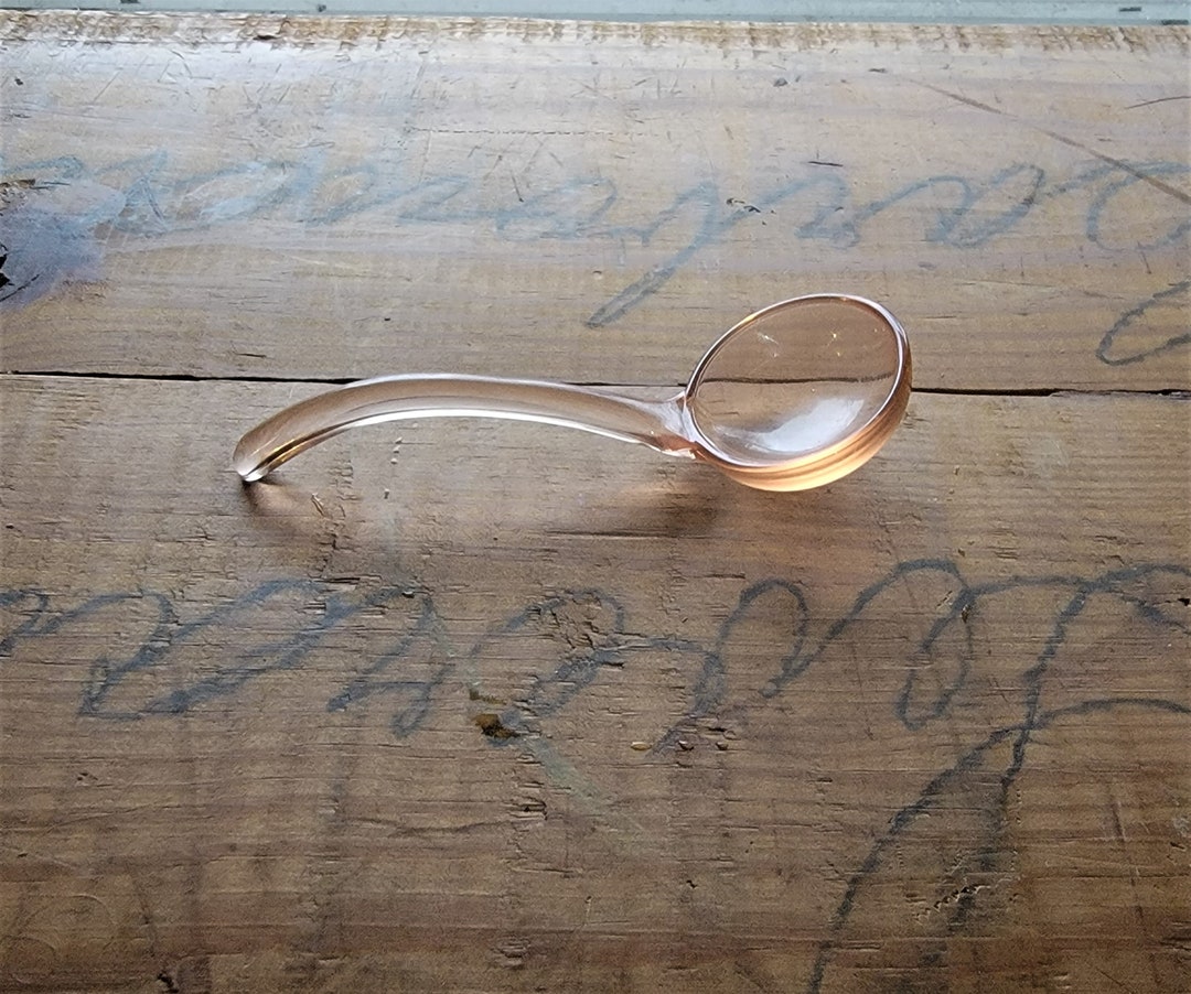 Pink Depression Condiment Spoon/ladle. 4-3/4l - Etsy