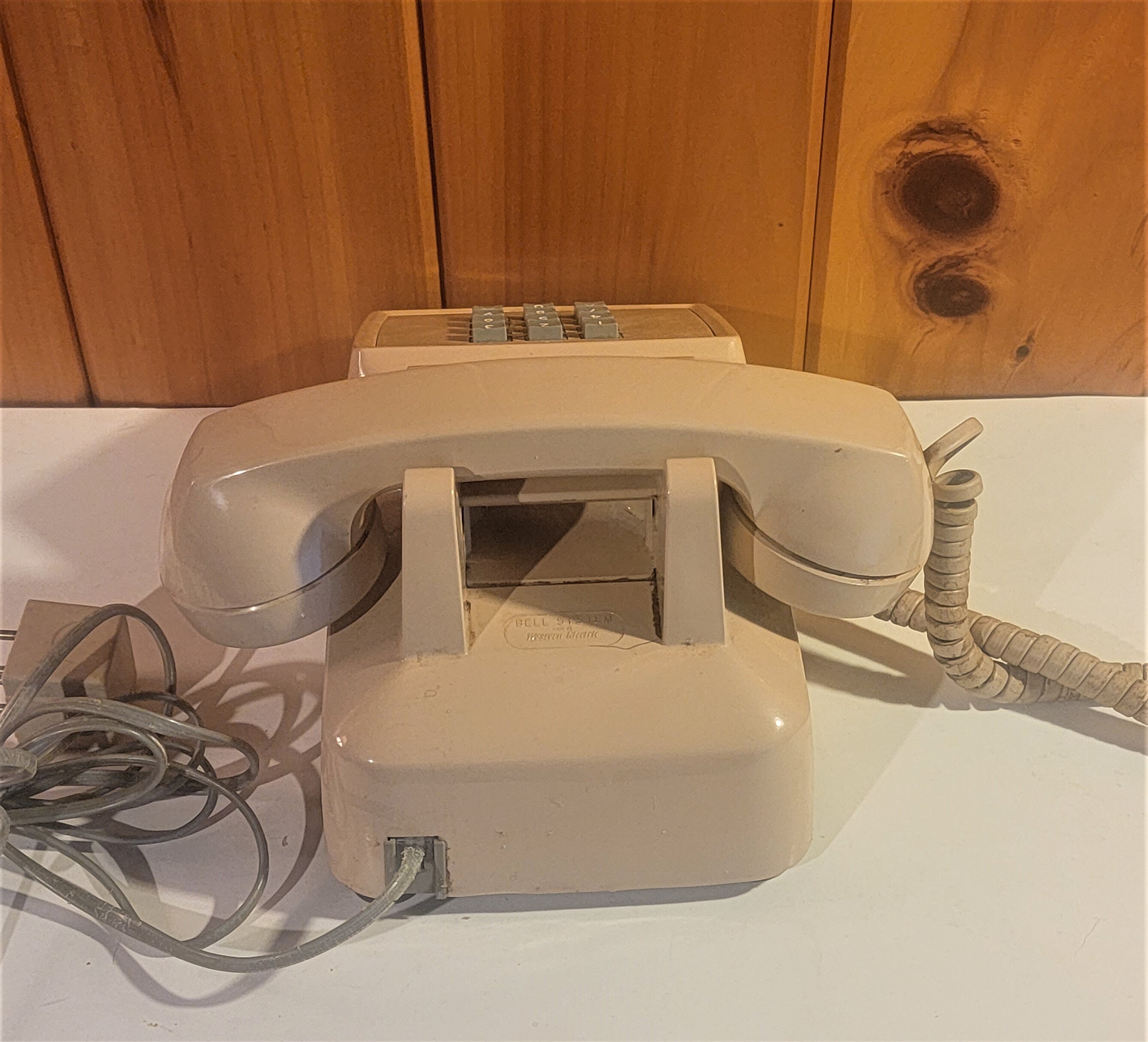 Tan Western Electric Bell System Push Button Telephone. - Etsy